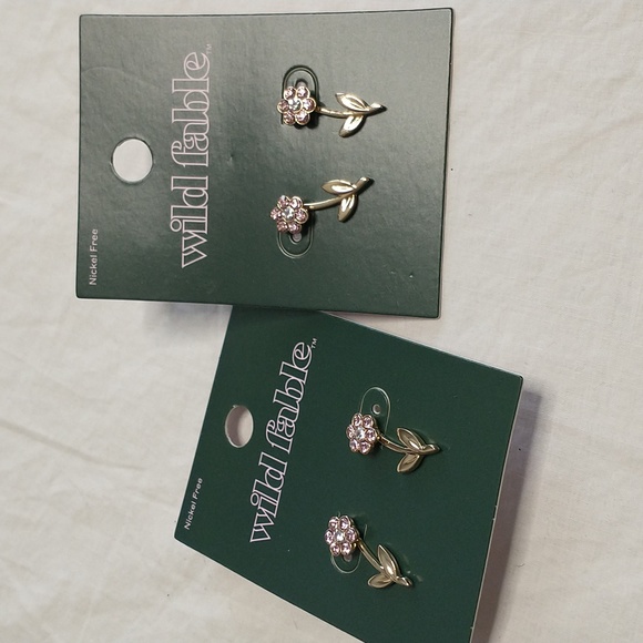 wild fable | Jewelry | Wild Fable Pink Flower Earrings | Poshmark